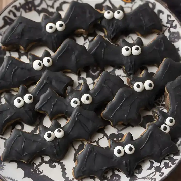Halloween Bat Cookies