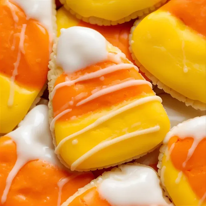 Halloween Candy Corn Cookies